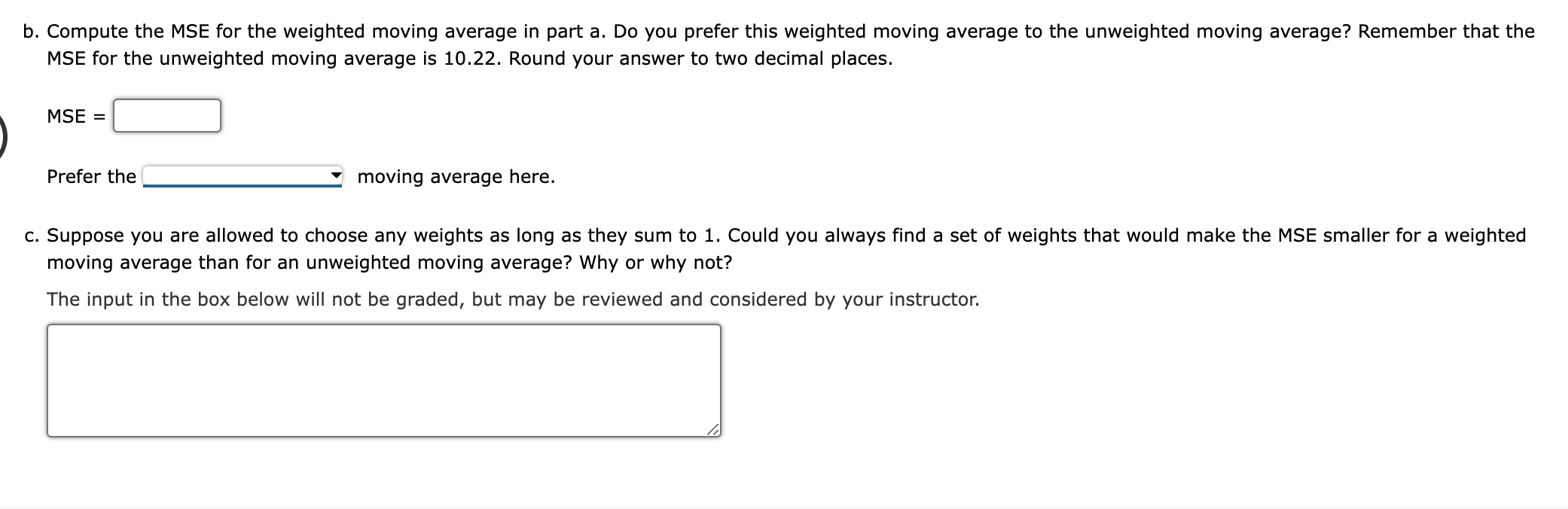 Solved Refer again to the gasoline sales time series data in | Chegg.com
