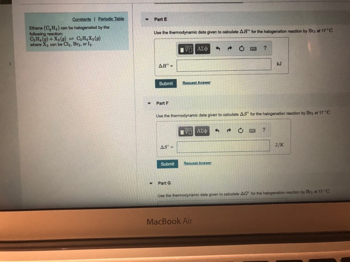 Solved Constants 1 Periodic Table Part A Ethene (C H4) can | Chegg.com