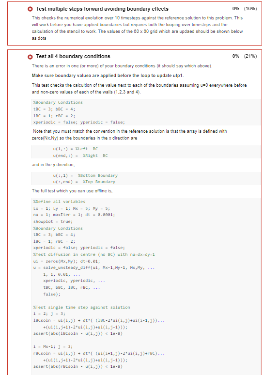 You must write code to solve the 2D unsteady | Chegg.com