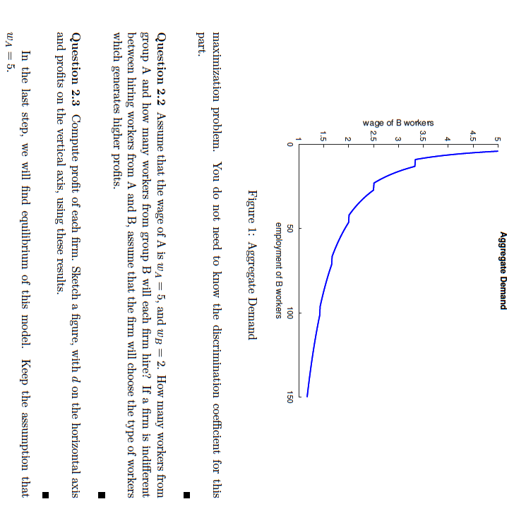 2 Taste-Based Discrimination Consider the model of | Chegg.com