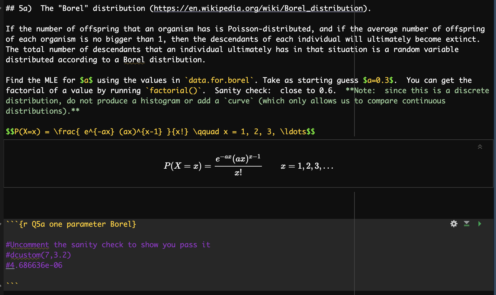 Solved \#\# 5b) The "raised cosine" distribution This | Chegg.com