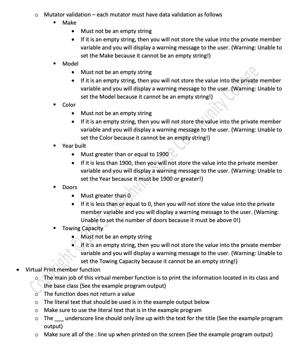 Solved in this project you will create a program that will | Chegg.com