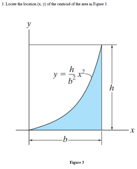 Solved Locate the location (x,y) ﻿of the centroid of the | Chegg.com
