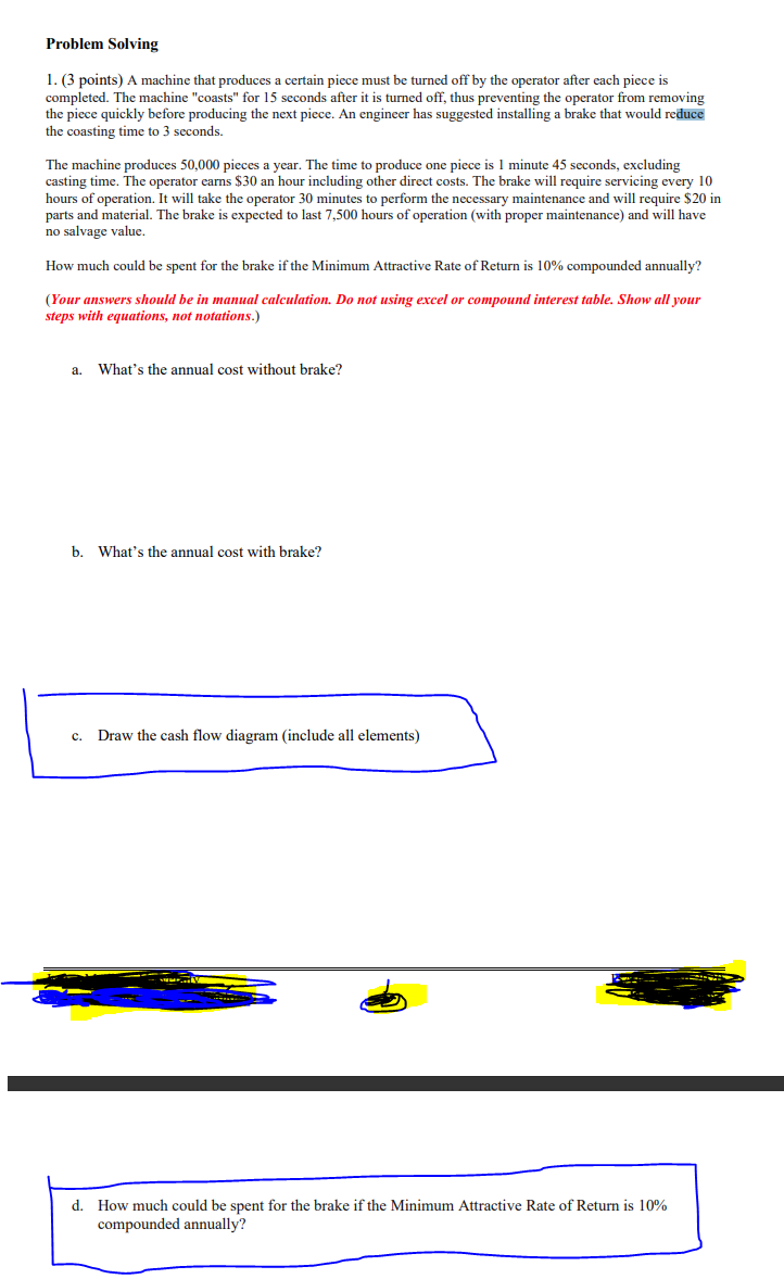 Solved Problem Solving 1. (3 points) A machine that produces | Chegg.com