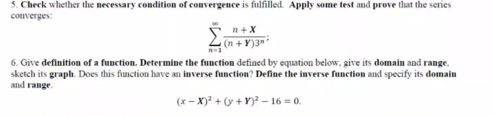 Solved Help me with the question number 5 and 6 With X =4 | Chegg.com