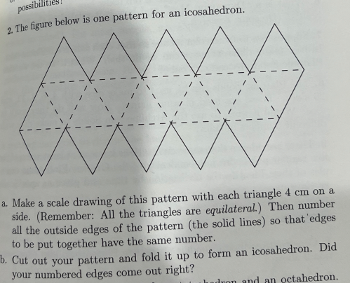 Solved possibil 2. The figure below is one pattern for an | Chegg.com