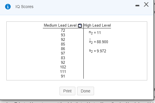 Solved Refer to the data set in the accompanying table. | Chegg.com