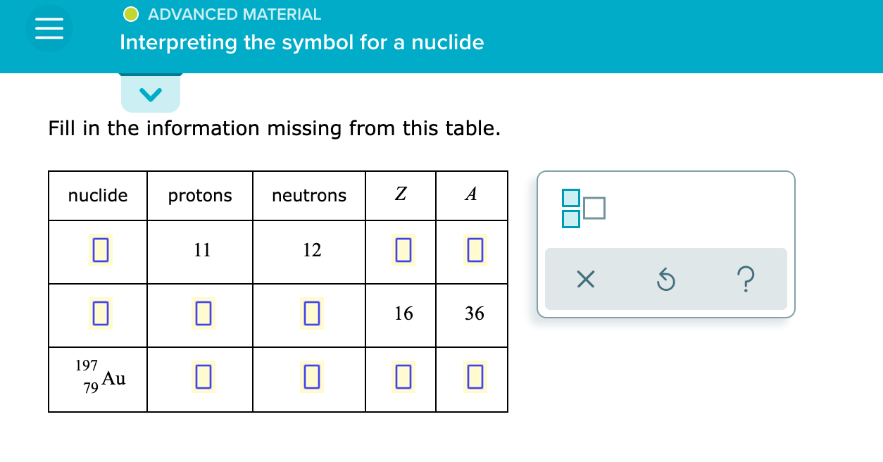 Solved = ADVANCED MATERIAL Interpreting the symbol for a | Chegg.com