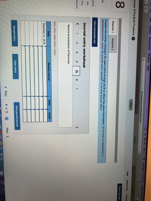 Solved Chapter 11 Pre-Built Problems Help Save 8 Janes | Chegg.com