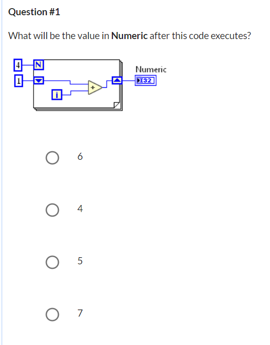 Solved Question #1 What will be the value in Numeric after | Chegg.com