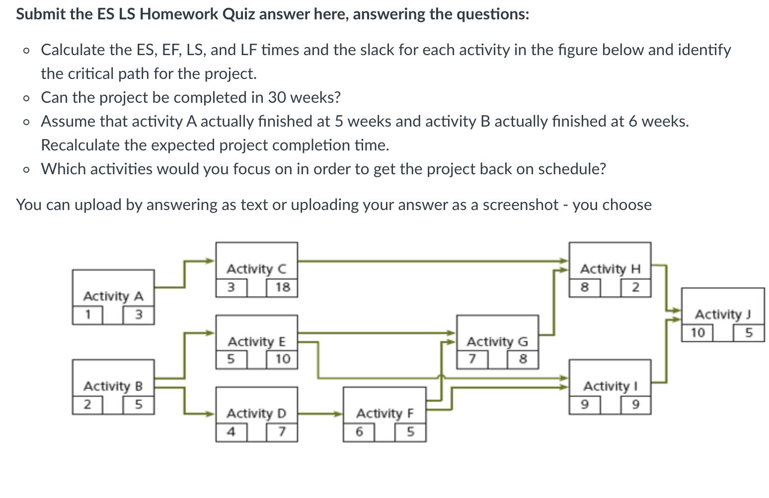Solved Submit the ES LS Homework Quiz answer here, answering | Chegg.com