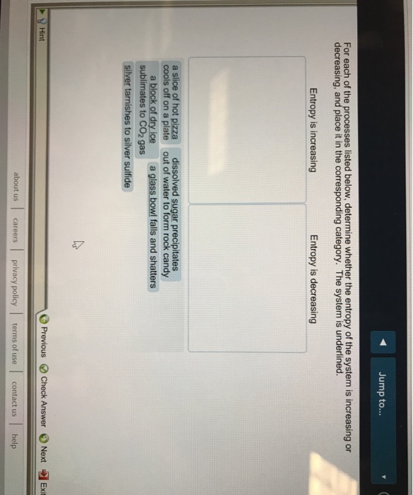 Solved Jump to... For each of the processes listed below, | Chegg.com