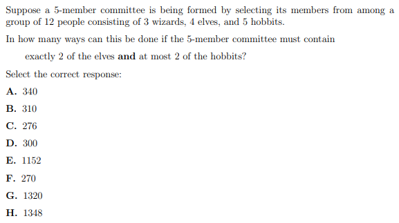 Solved Suppose a 5-member committee is being formed by | Chegg.com