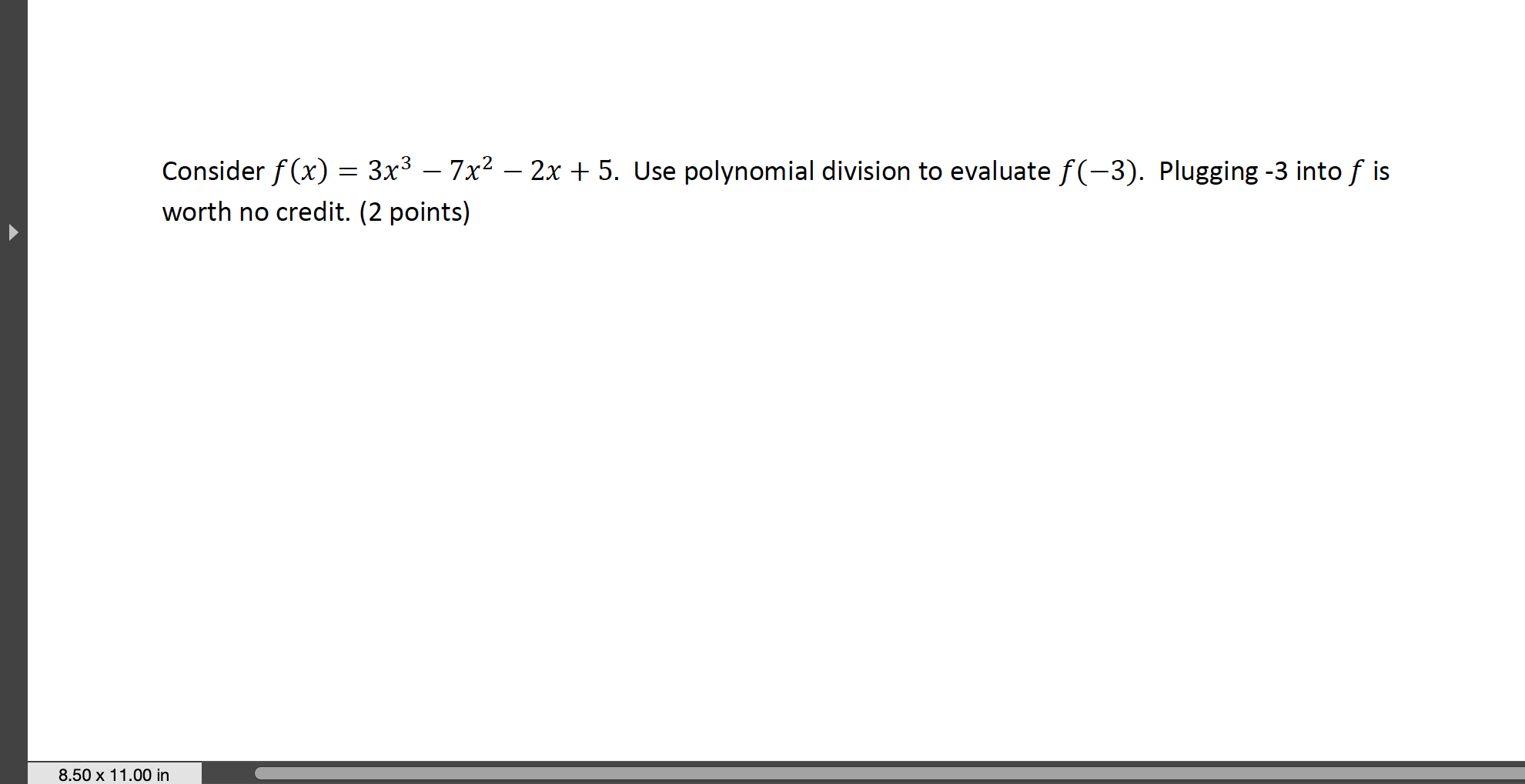 Solved = Consider the function g(x) = 2x3 + x2 – 22x + 24 | Chegg.com