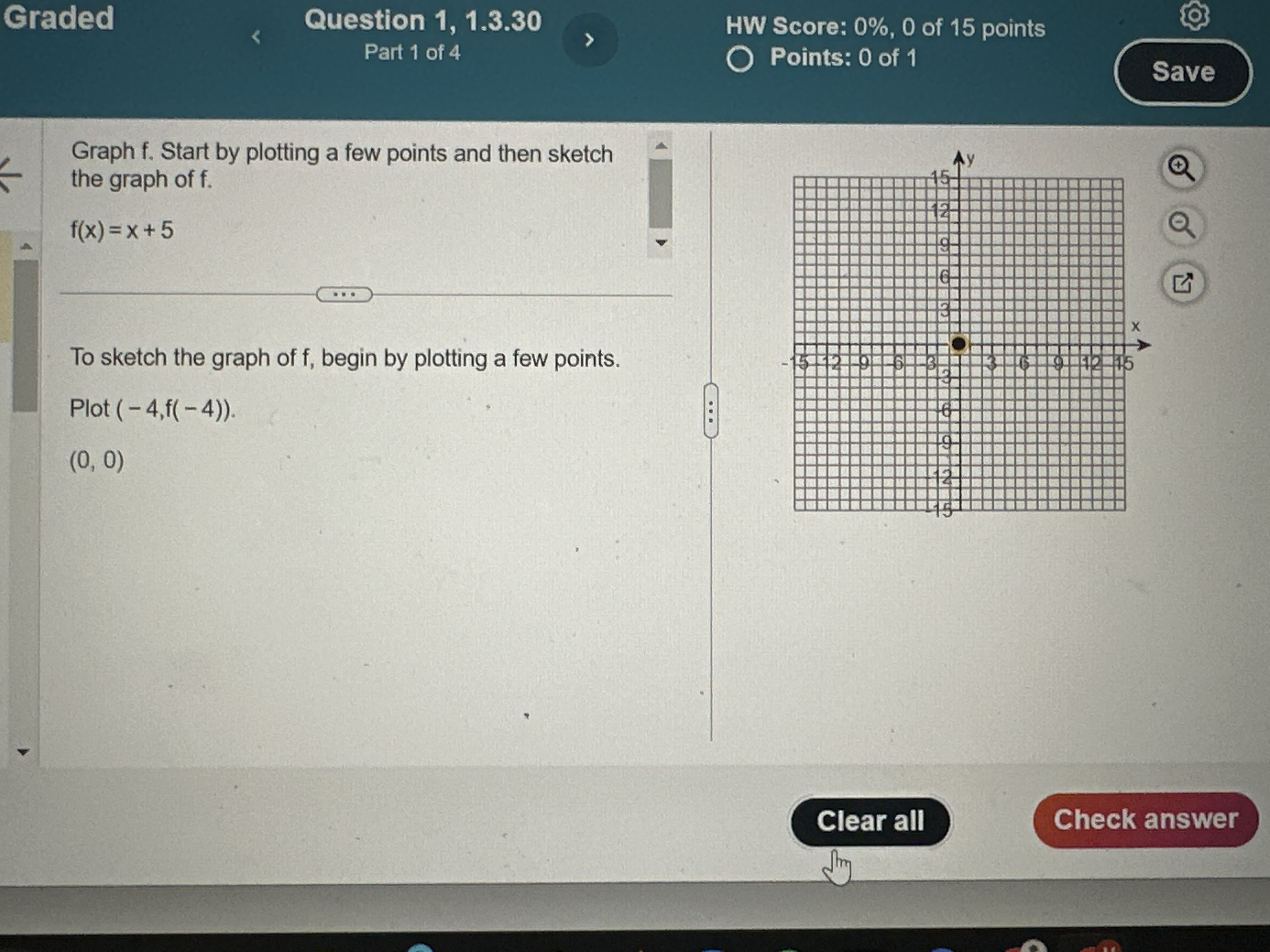 Solved Graph f. Start by plotting a few points and then | Chegg.com