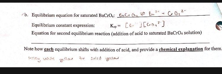 Solved 2. Saturated Solution Equilibria a. The solubility of | Chegg.com