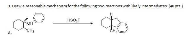 Solved 3. Draw a reasonable mechanism for the following two | Chegg.com