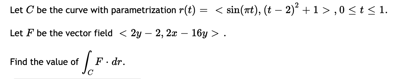 Solved Let C be the curve with parametrization r(t)