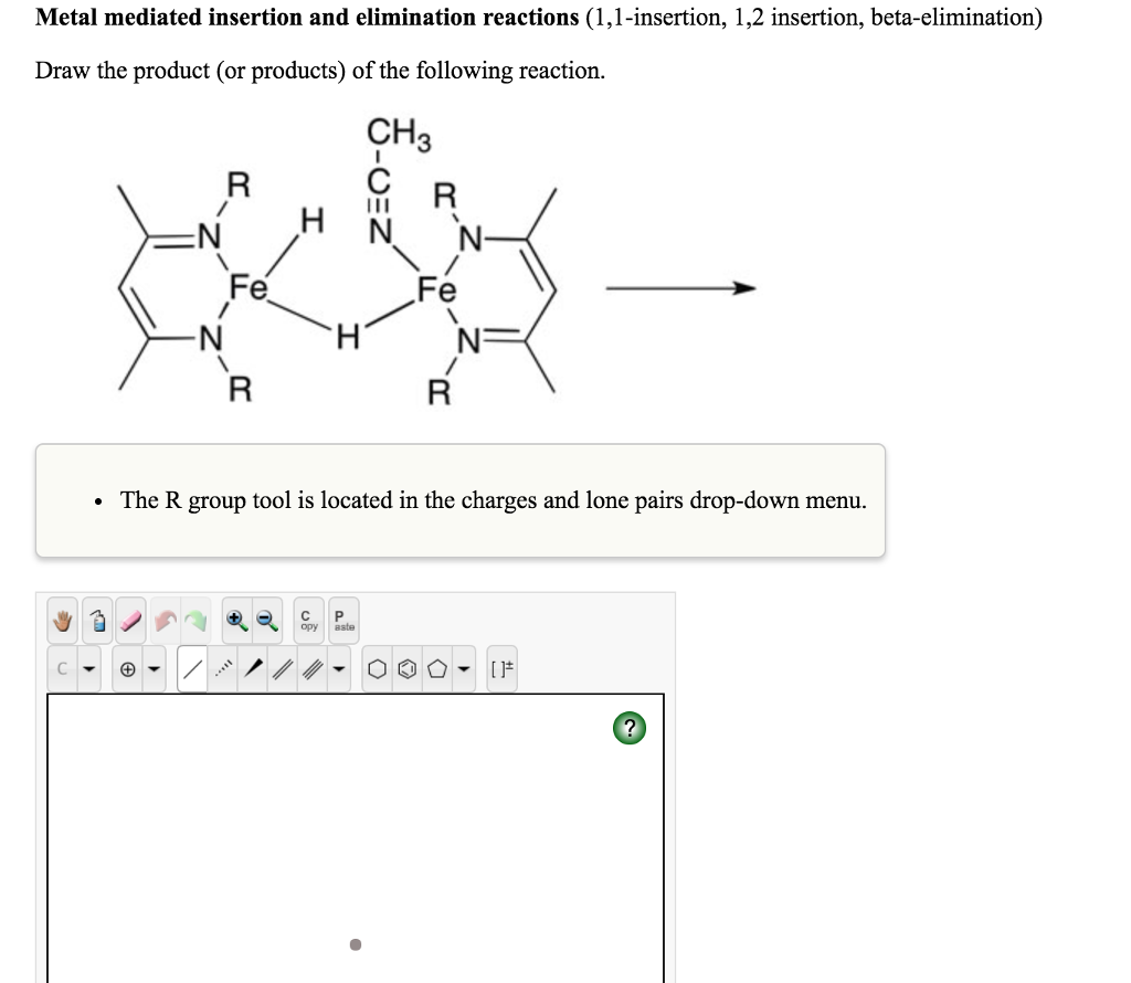 Solved Metal mediated insertion and elimination reactions | Chegg.com