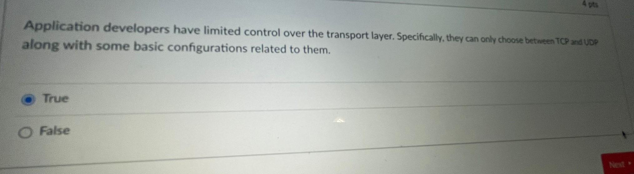 Solved Application developers have limited control over the | Chegg.com