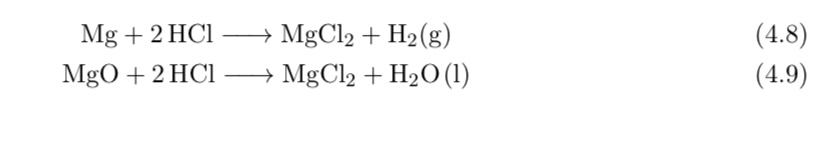 1.Calculate the heats of reaction involving Mg and | Chegg.com