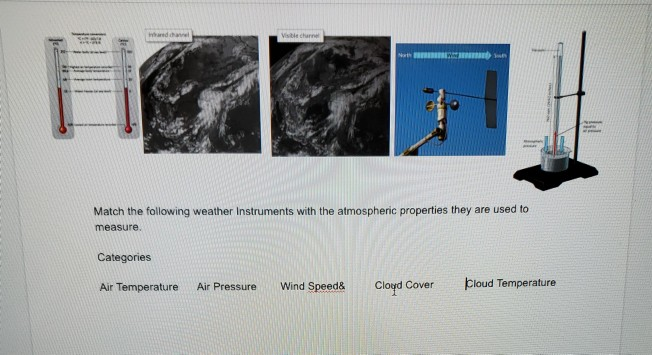 Solved Match the following weather Instruments with the | Chegg.com