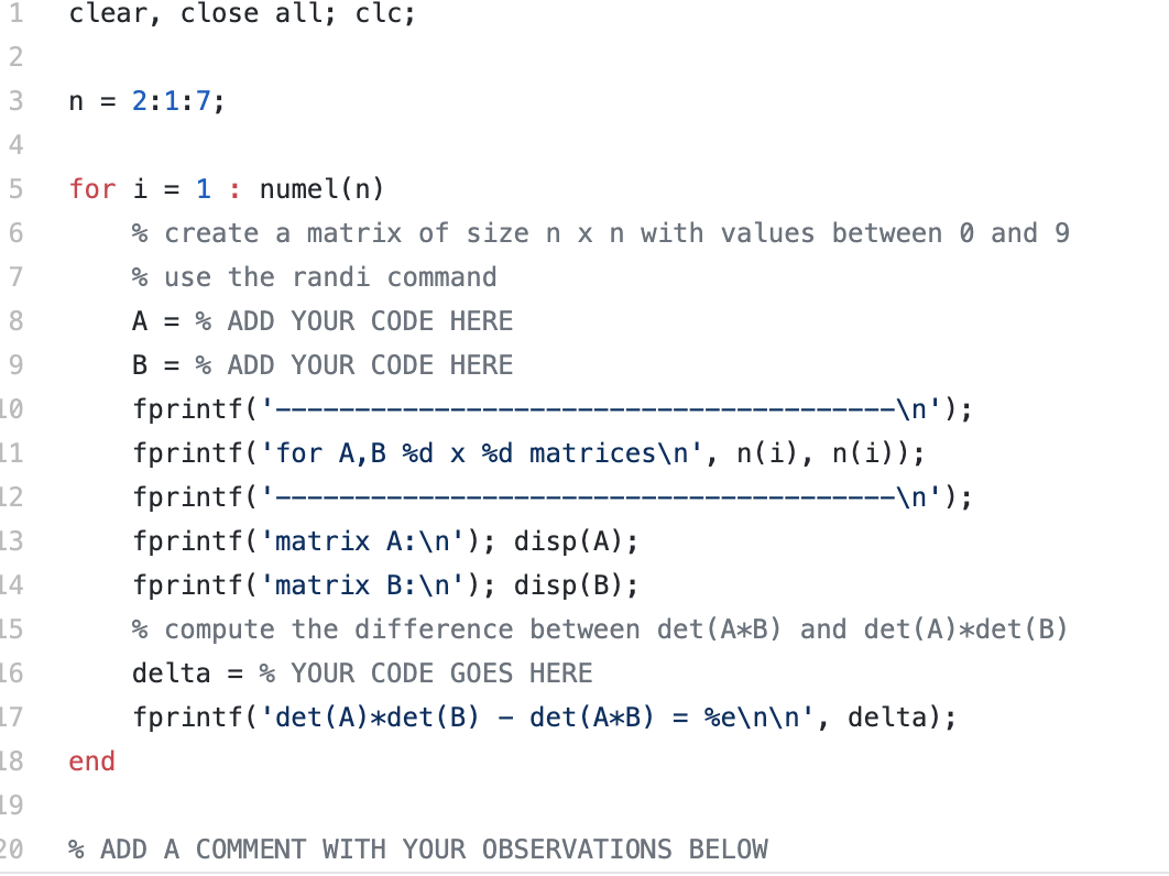 Solved 2. Implement Matlab code to make a conjecture for the | Chegg.com