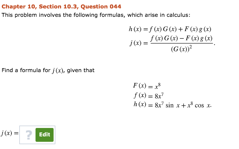Solved This problem involves the following formulas, which | Chegg.com