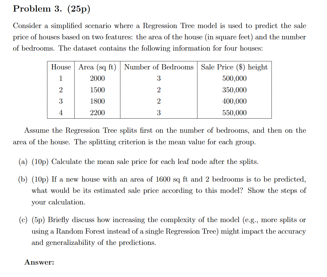 Solved Problem 3. (25p)Consider a simplified scenario where | Chegg.com
