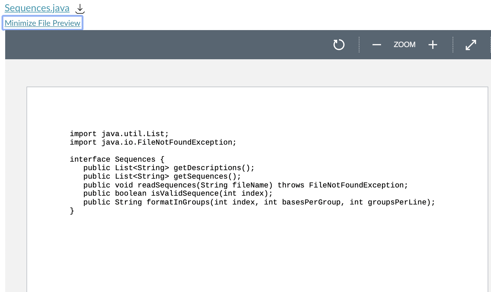 Solved Assignment: Implement class for manipulating | Chegg.com