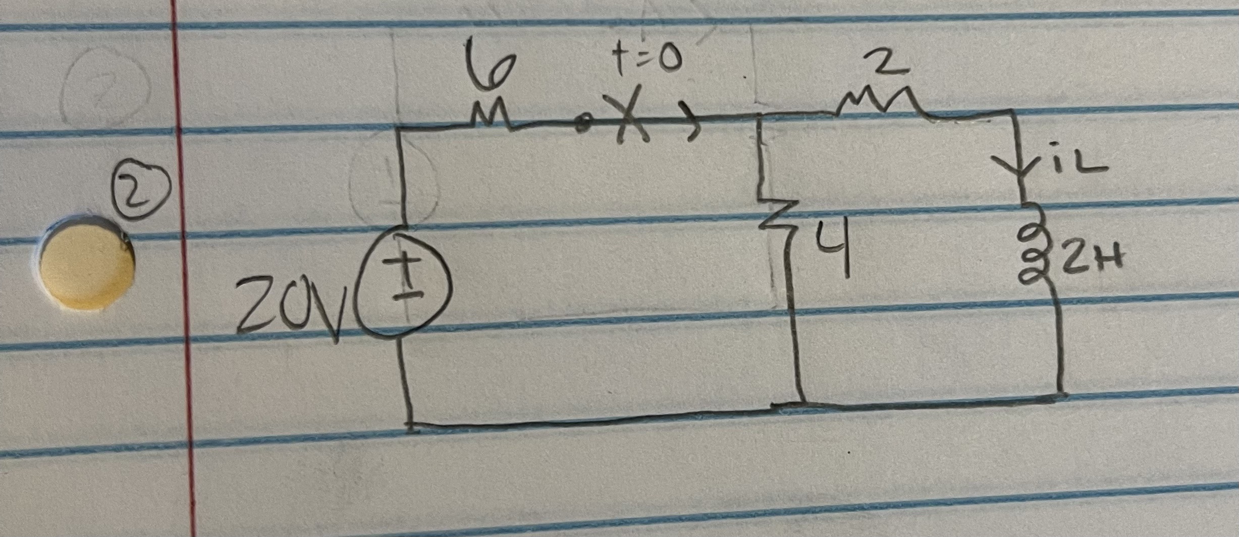 Solved determine iL at closed position 1 and open 2 | Chegg.com Solved determine iL at closed position 1 and open 2 | Chegg.com