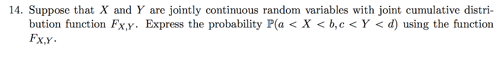 Solved 14. Suppose that X and Y are jointly continuous | Chegg.com
