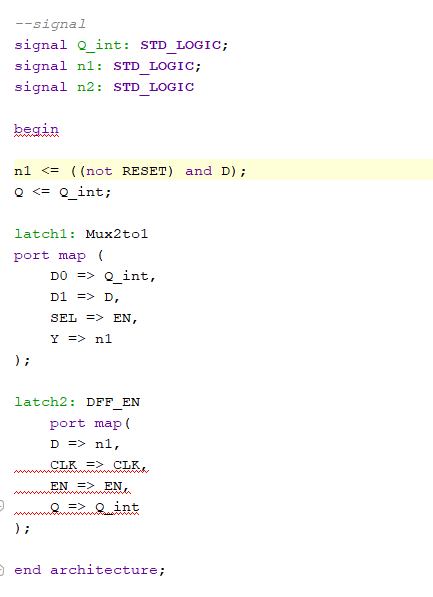 2 TO 1 MUX DFF MUX D Deno EN OH RESET O CLK O | Chegg.com