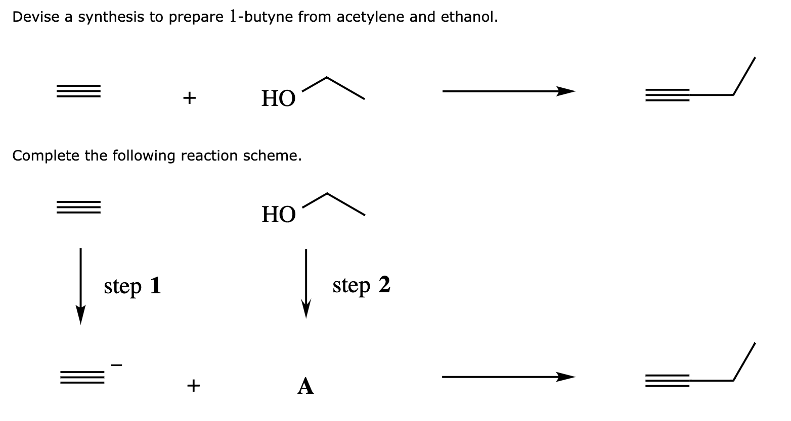 Solved Complete the following reaction scheme. Part 1 of 4 | Chegg.com