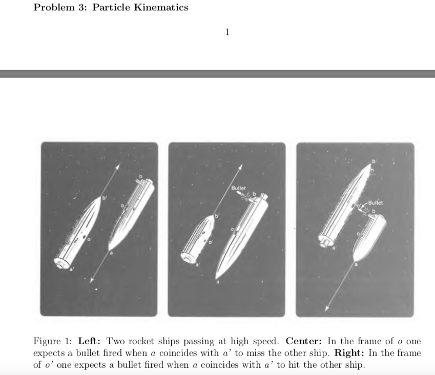 Problem 3: Particle Kinematics Bullet Bullet Figure | Chegg.com