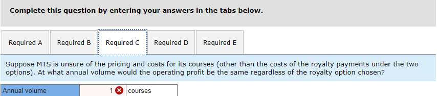 Solved Miami Training Support (MTS) produces materials for | Chegg.com