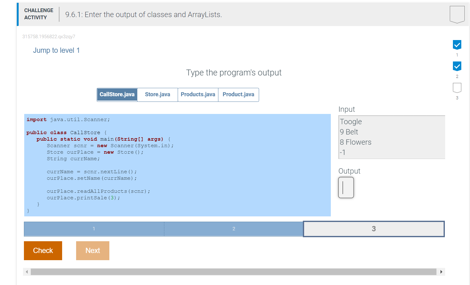 Solved CHALLENGE ACTIVITY 9.6.1: Enter the output of classes | Chegg.com