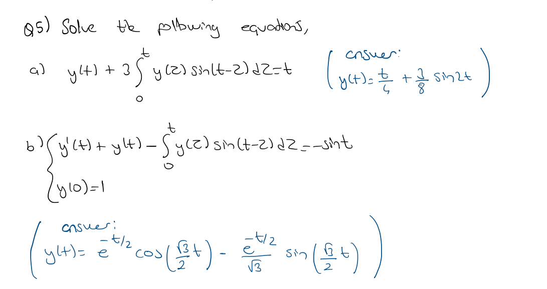 Solved Q5) ﻿Solve the polbwing | Chegg.com