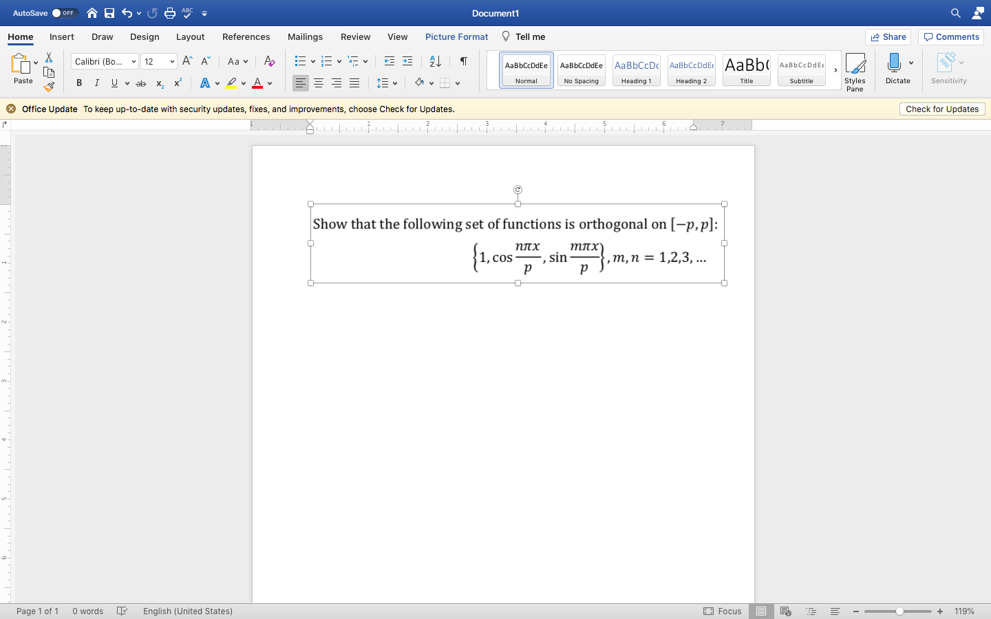 Solved AutoSave OFF 合同 Document1 Home Insert Draw Design | Chegg.com