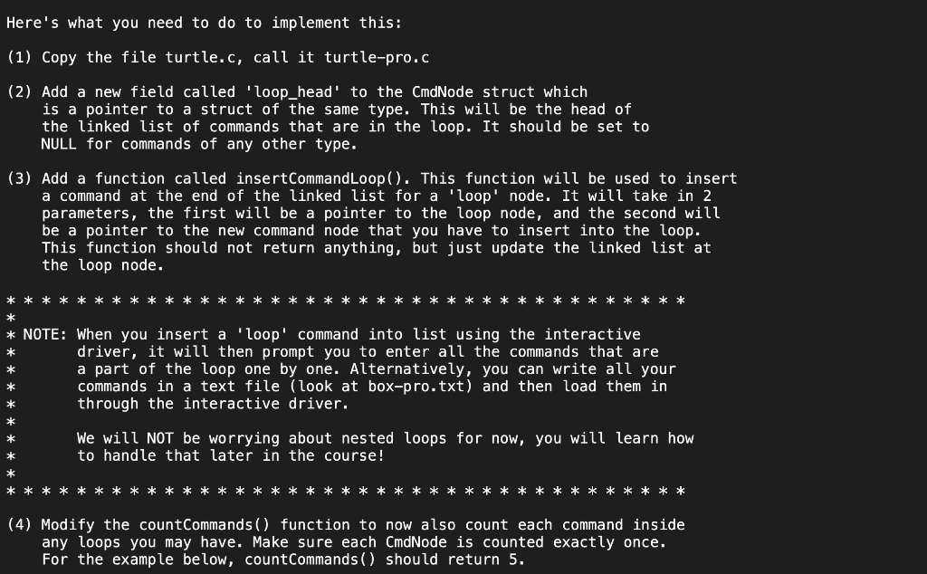 Language is C. The first 2 screenshots are all the | Chegg.com