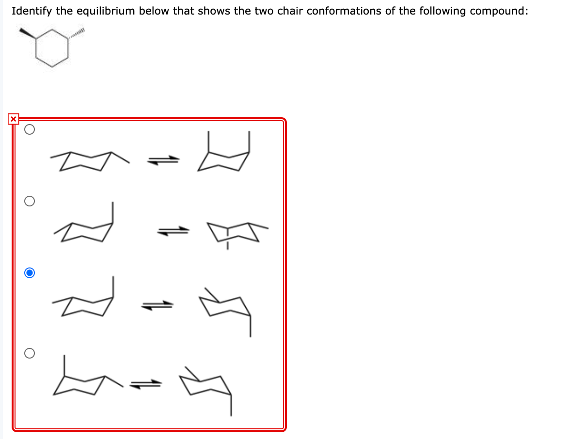 Solved Identify the equilibrium below that shows the two | Chegg.com