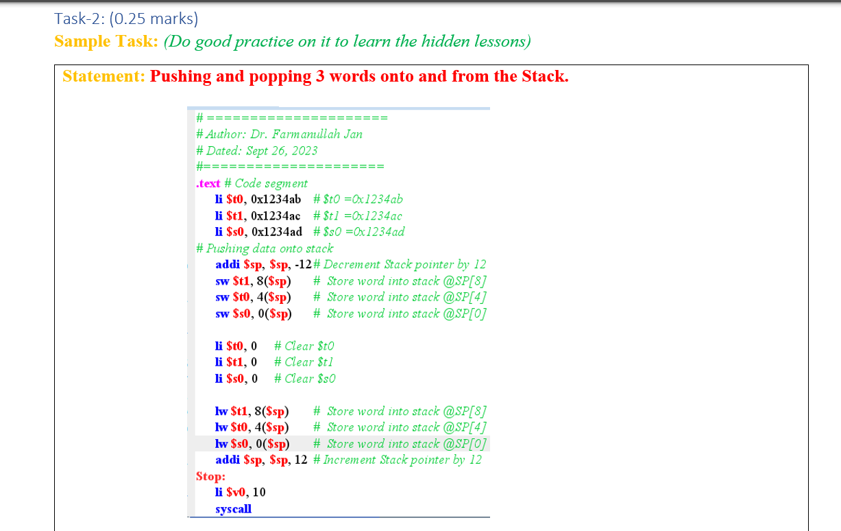 Solved (assembly code MIP)Change the sample to do the | Chegg.com