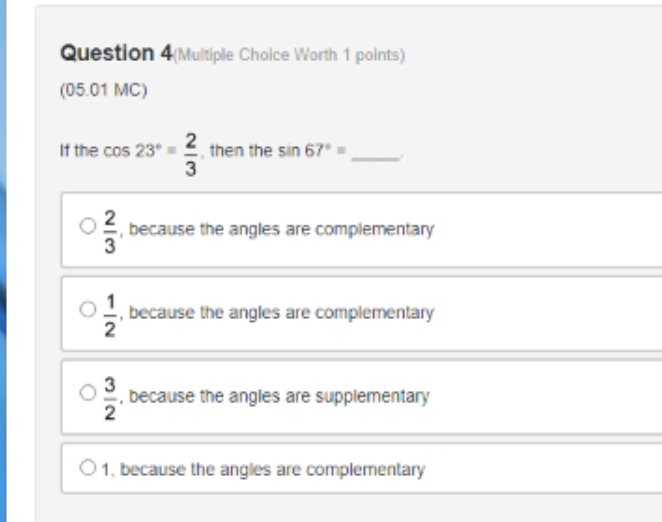 Solved Question 4 Multiple Choice Worth 1 points) (05.01 MC) | Chegg.com