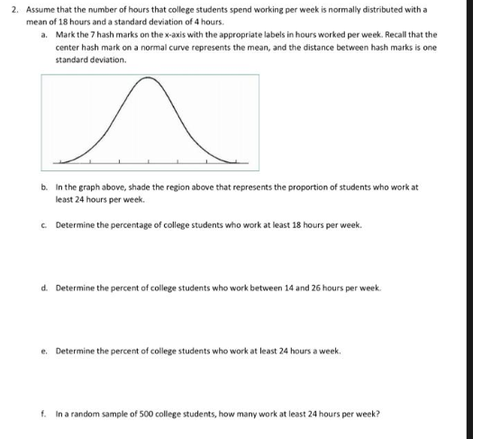 Solved Assume that the number of hours college students | Chegg.com