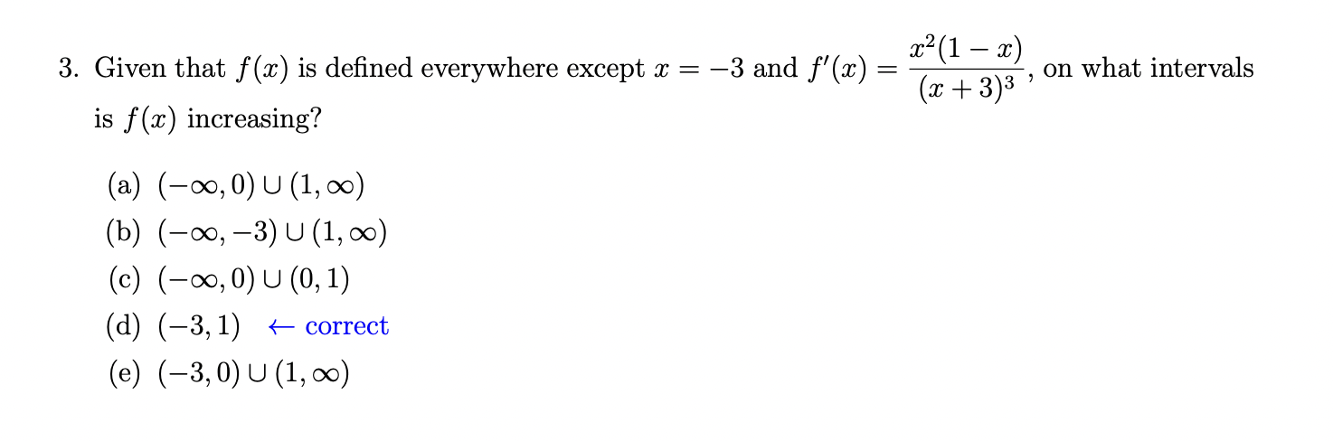 Solved 3. Given that f(x) is defined everywhere except x=−3 | Chegg.com