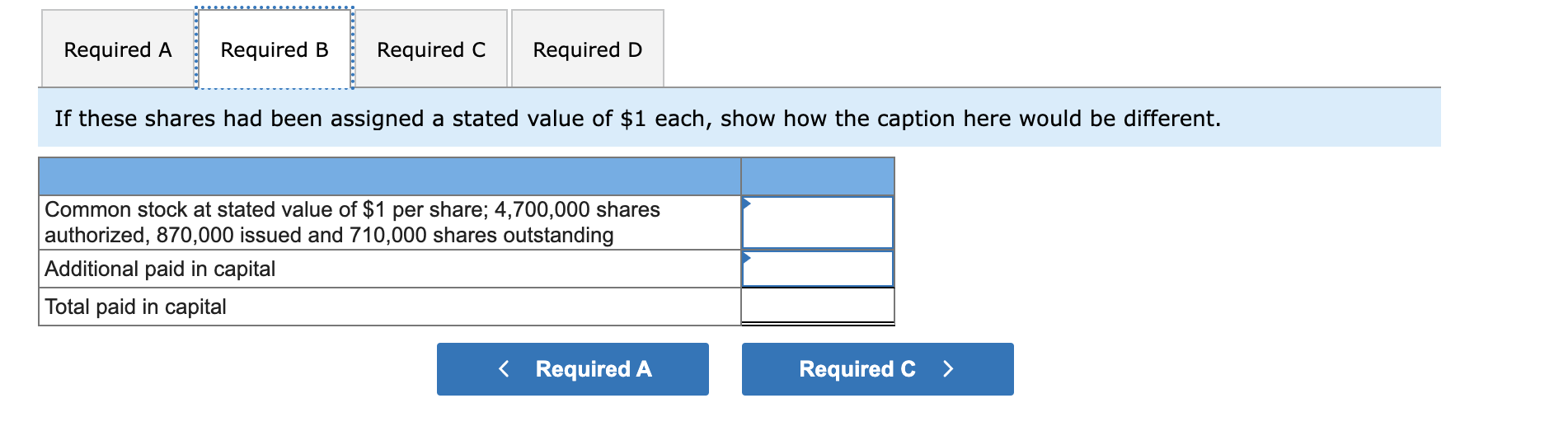 Solved Exercise 8-10 (Algo) Common stock-calculate issue | Chegg.com