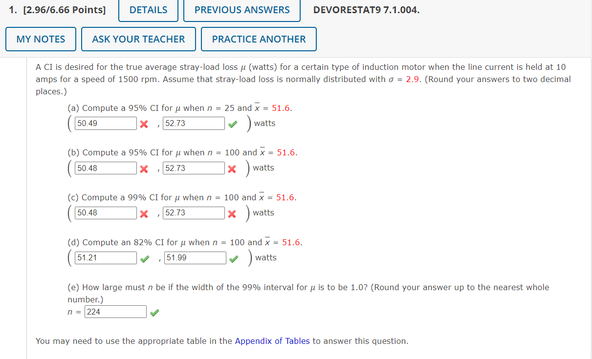 Solved 1. [2.96/6.66 Points] DETAILS PREVIOUS ANSWERS | Chegg.com