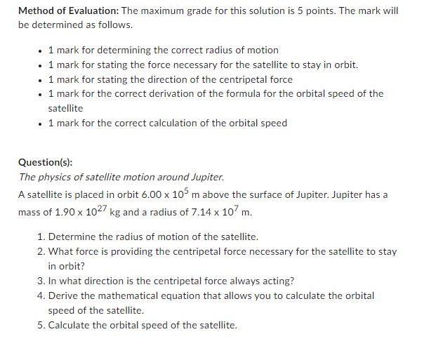 Solved Method of Evaluation: The maximum grade for this | Chegg.com