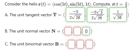 Solved I have solved part of the problem.consider the helix | Chegg.com