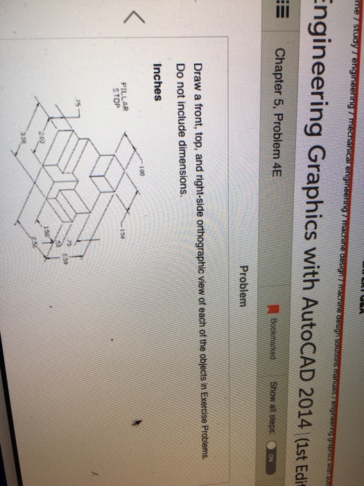 Solved ngineering Graphics with AutoCAD 2014 (1st Edit | Chegg.com